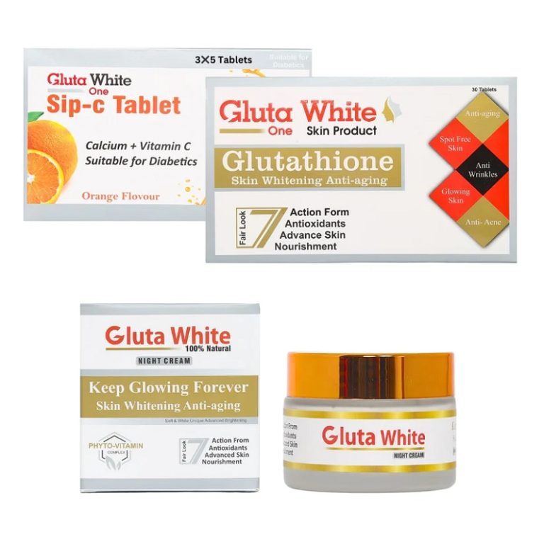Gluta White Capsule Full Body Skin Whitening in Pakistan - Gluta One