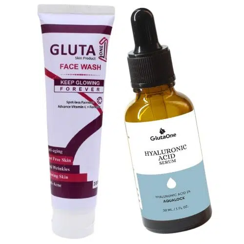 Medicated Face wash with Serum for Dry Skin - Gluta One