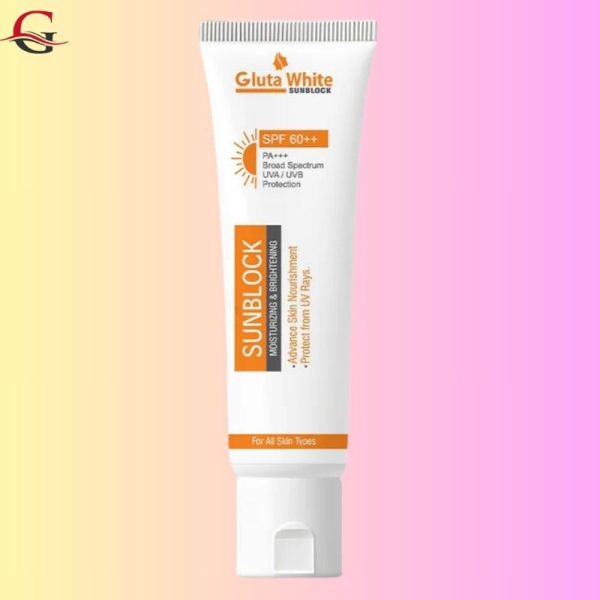 Gluta White Sun Block | Pakistan | Free Delivery | SPF60 - Gluta One