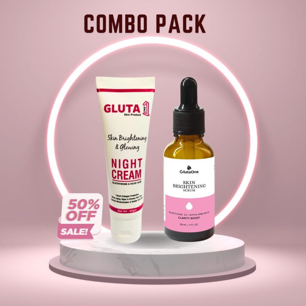 Gluta One Night Cream with Brightening Serum | Free Delivery - Gluta One